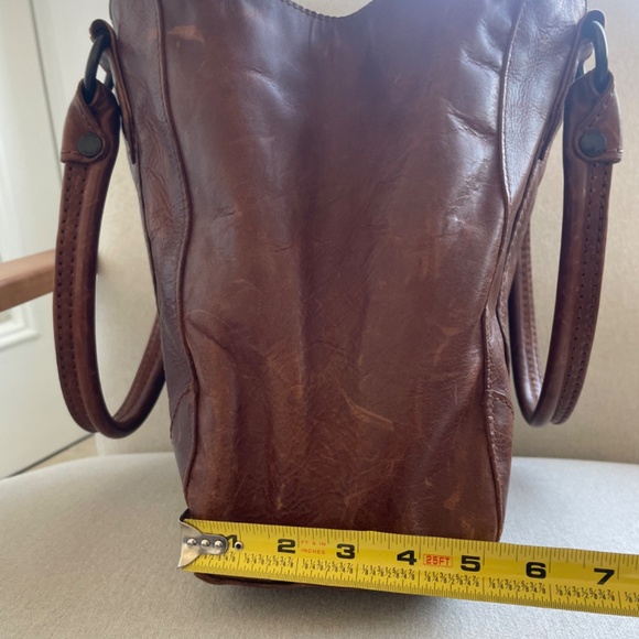 Frye | Bags | Frye Melissa Tote Bag Cognac Brown Leather Handbagpurse ...